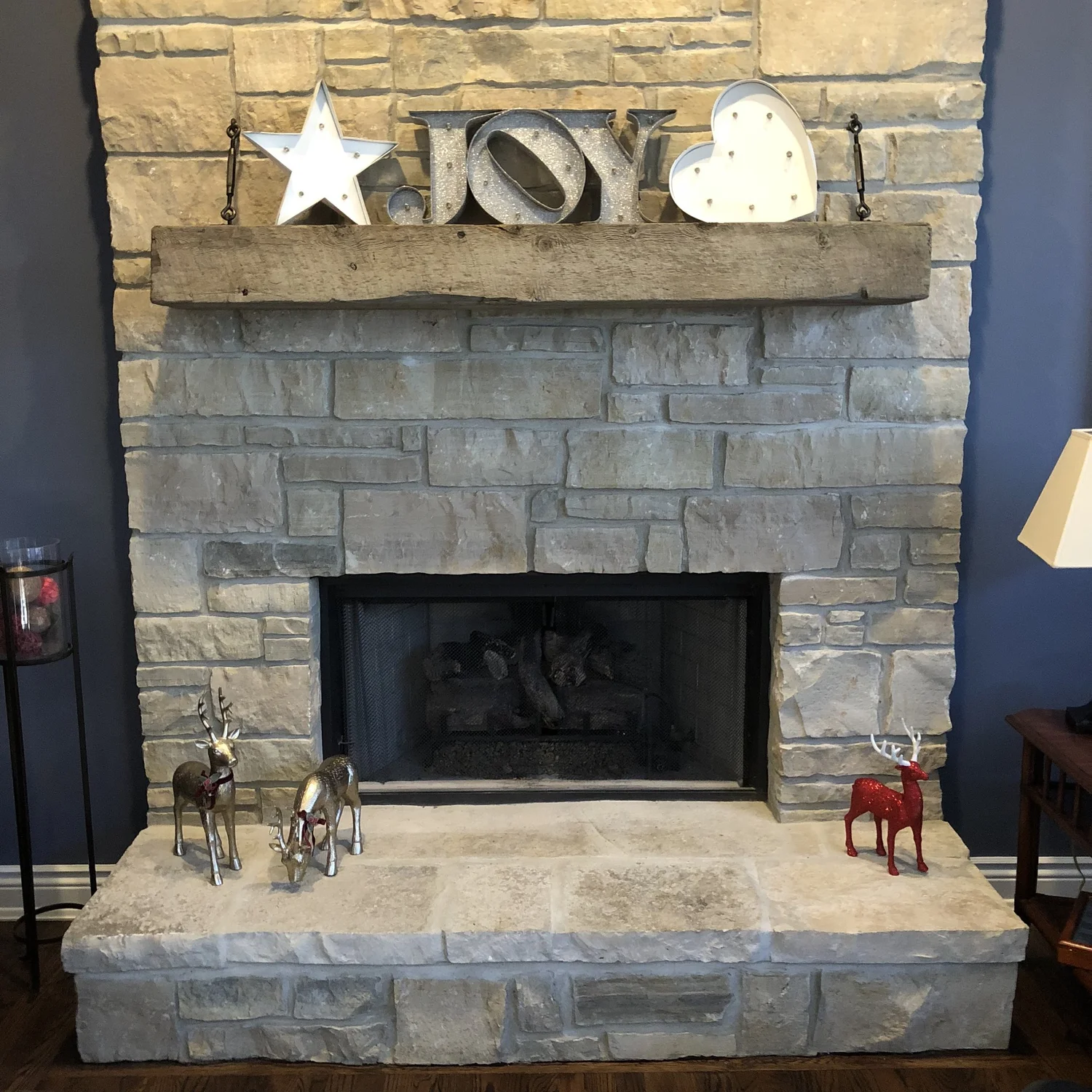 Rustic Mantle Installed — Architectural Elements
