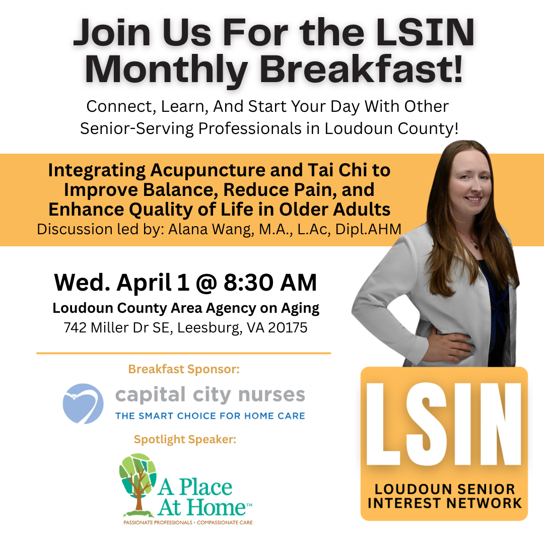 April LSIN Breakfast: Integrating Acupuncture and Tai Chi to Improve ...