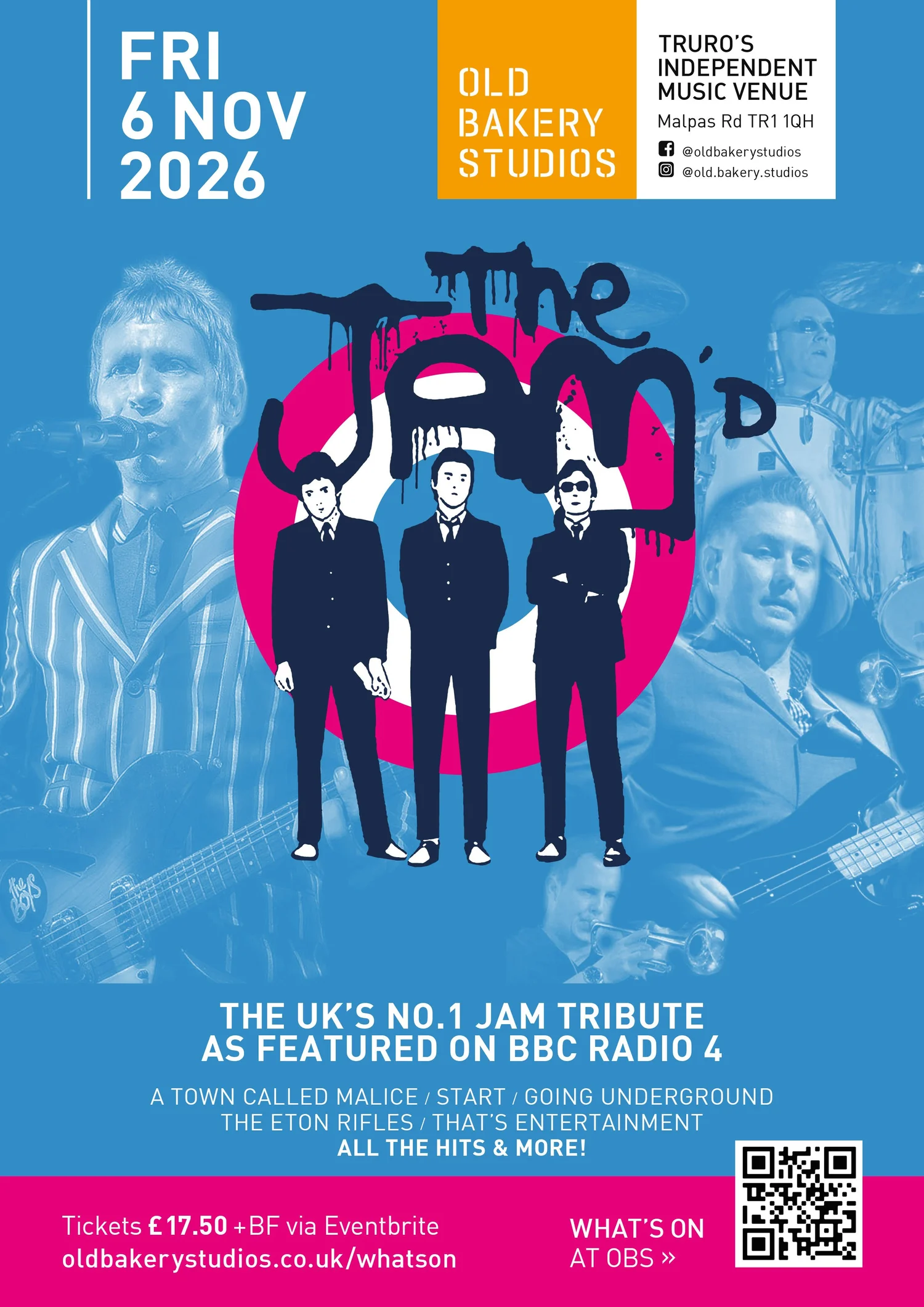 Old Bakery Studios | The Jam'd In Concert With Full Brass Section - All ...