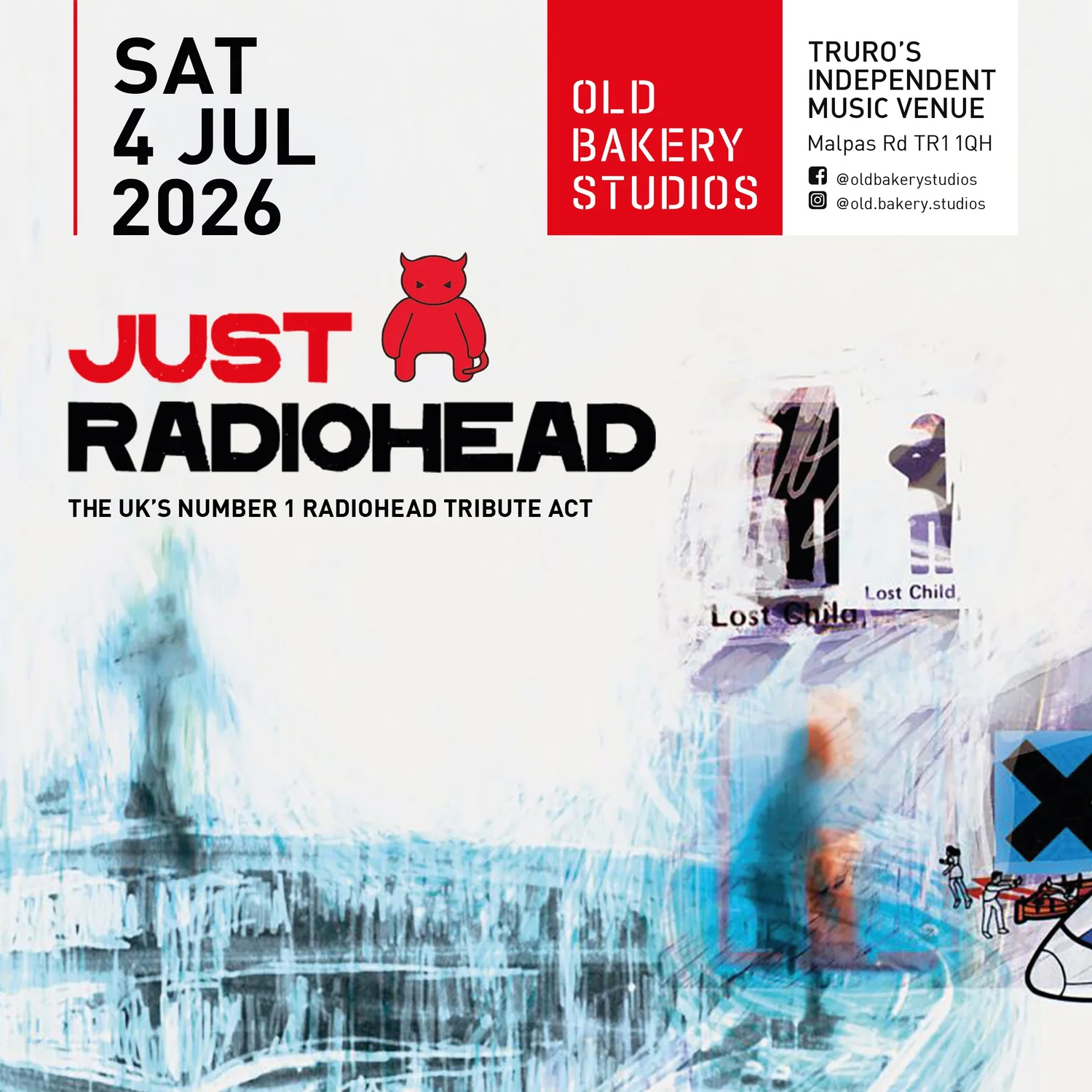 Old Bakery Studios | Just Radiohead - The Radiohead Tribute Act Selling ...