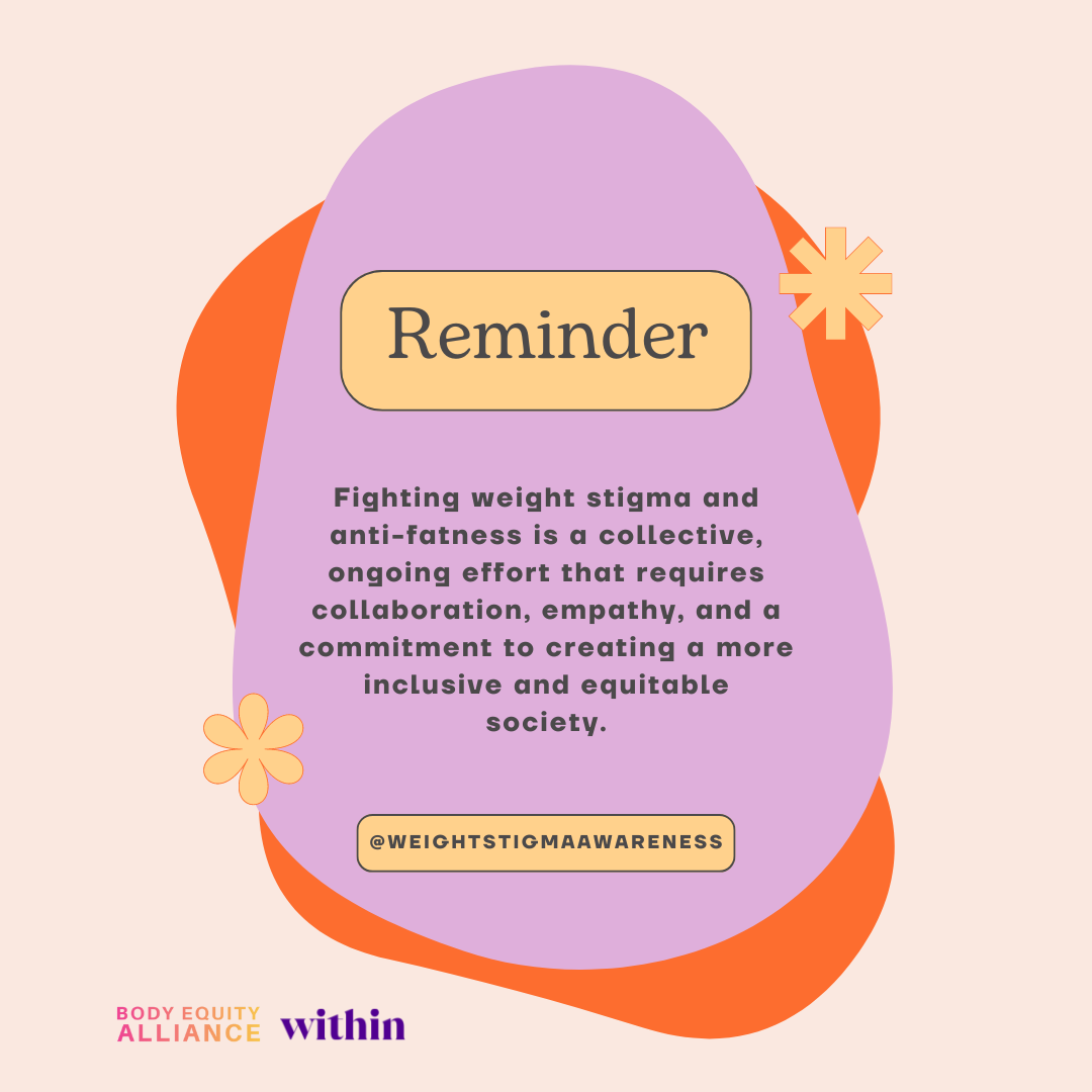 Weight Stigma Awareness Week — Mind Body Well