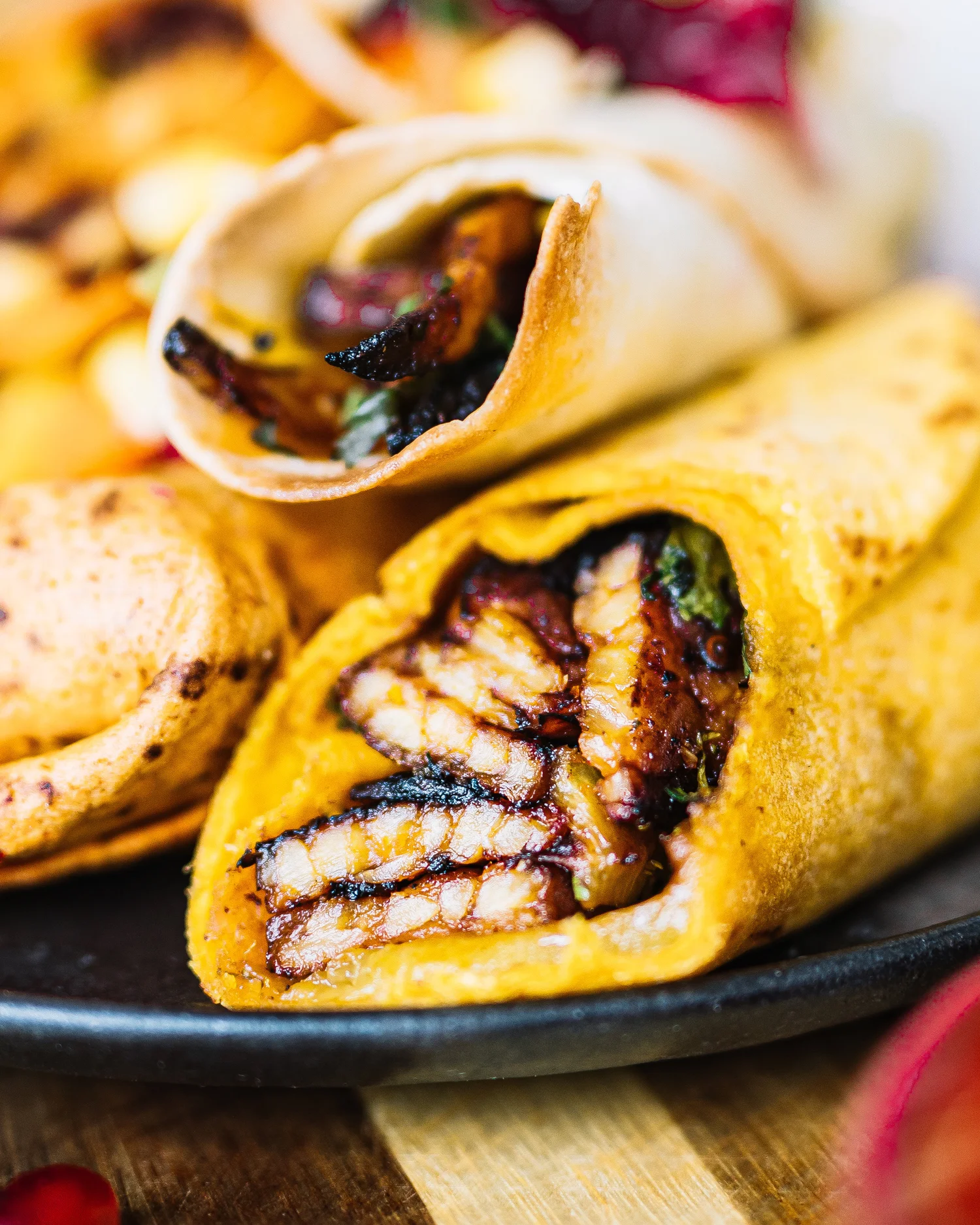 Sweet & spicy flautas met tempeh — Nigelvdhorst.com