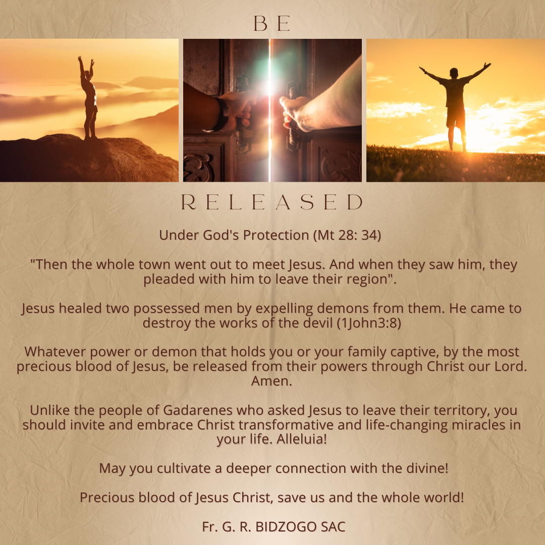 Under God's Protection (Mt 28: 34) — HOLY REDEEMER CHURCH