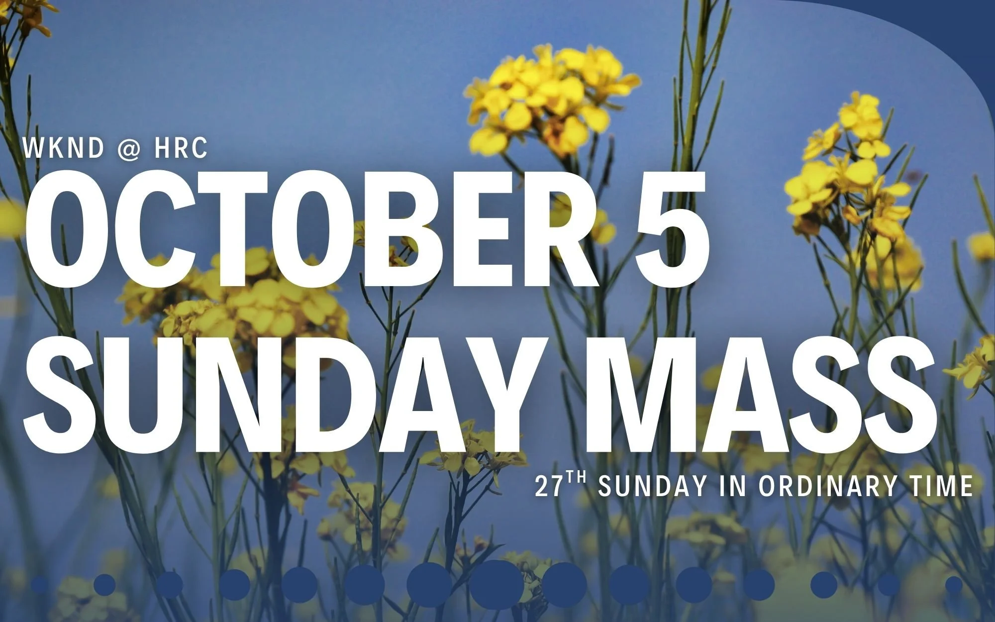 27th Sunday in Ordinary Time (Year C) — HOLY REDEEMER CHURCH