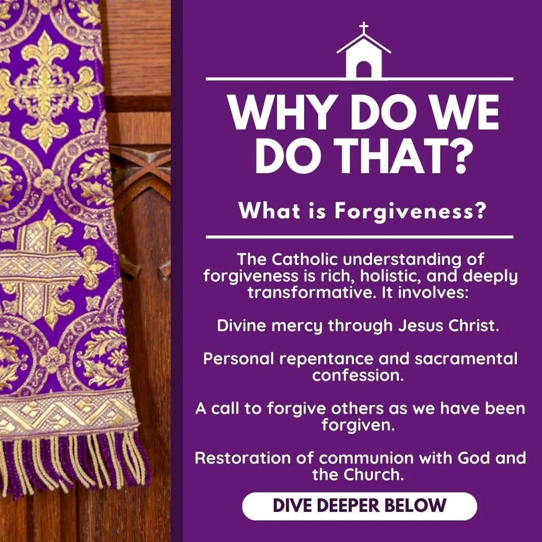 What is Forgiveness? — HOLY REDEEMER CHURCH