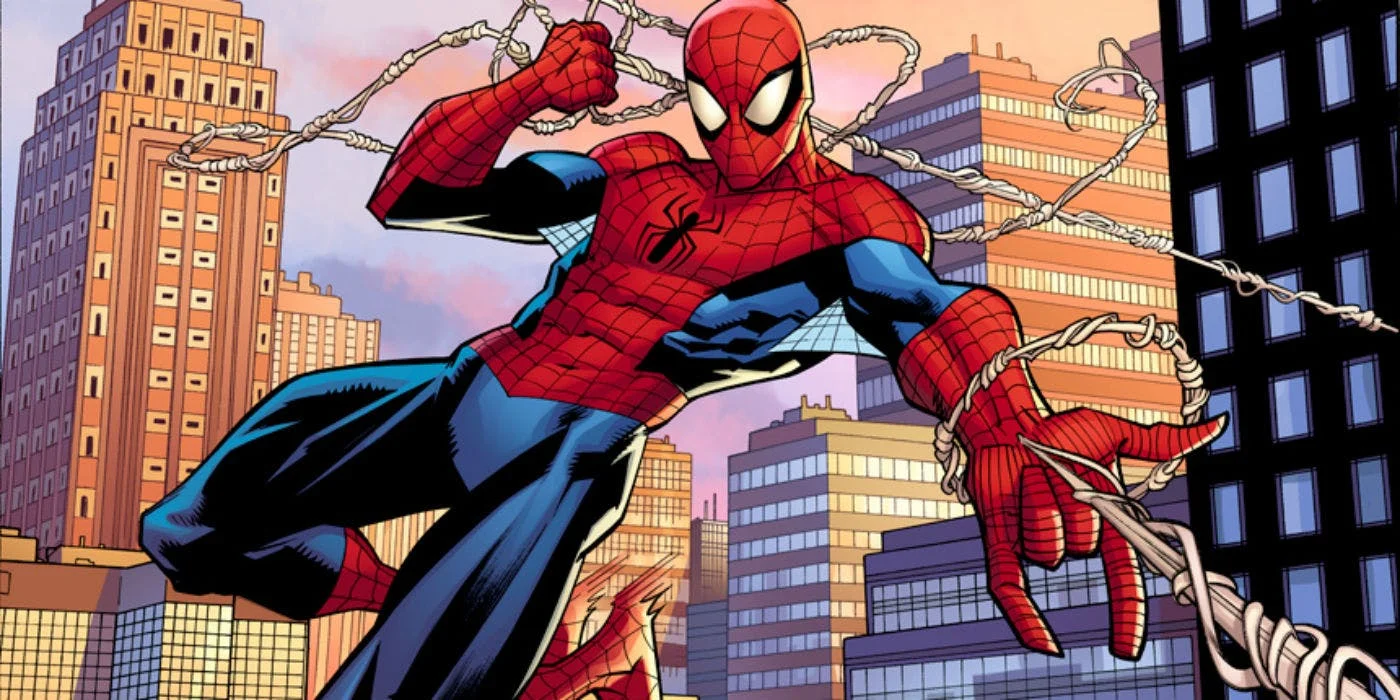Spiderman Shooting Web Comic