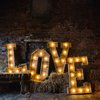 Classic White — Love Lights The Way - Light Up Letters For Hire