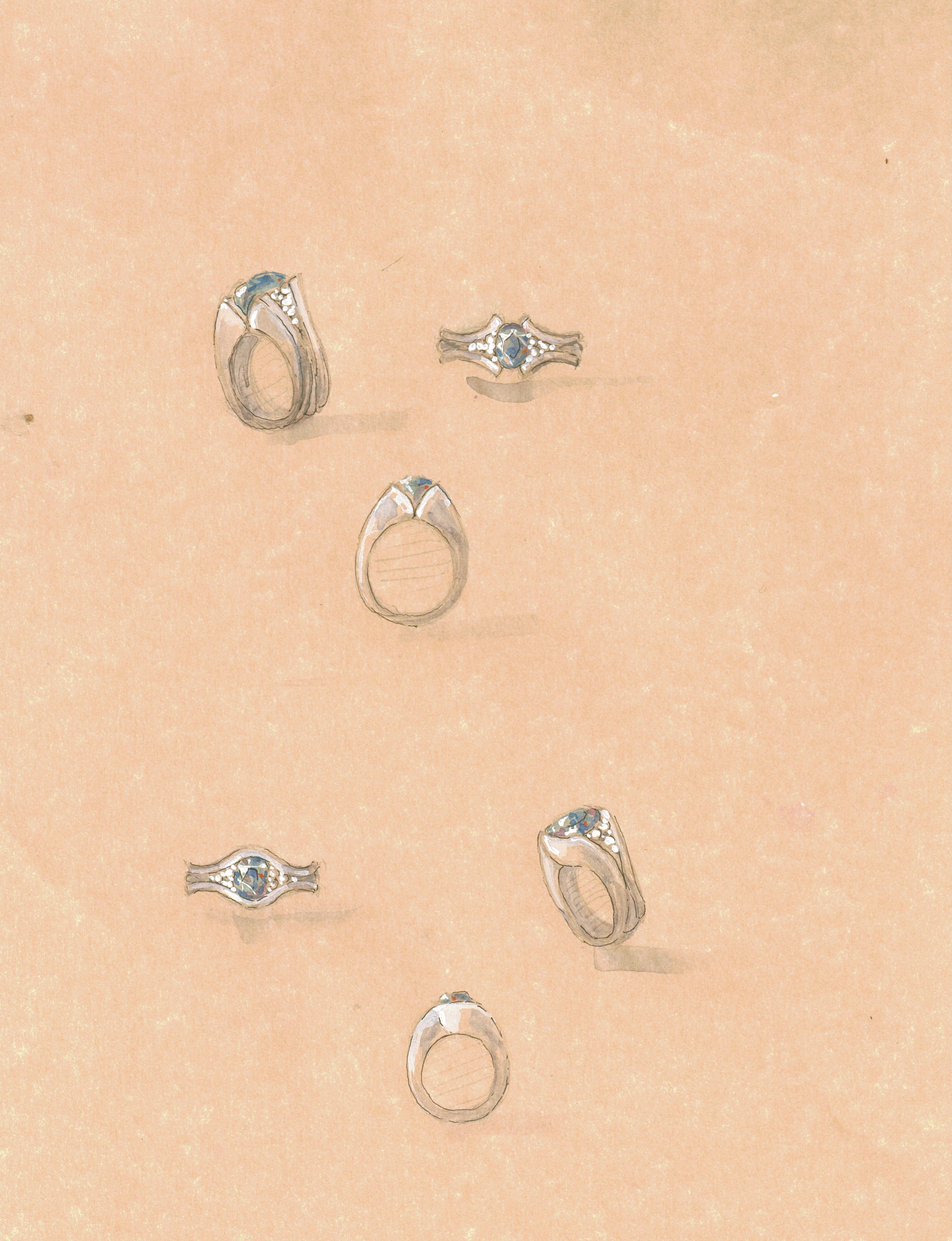 Unique Engagement Rings By Santa Barbara Jewelry Designers