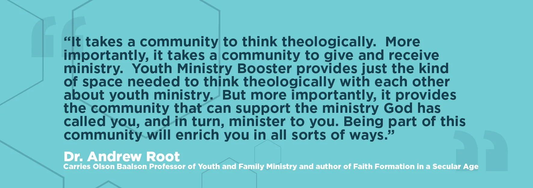 Youth Ministry Booster