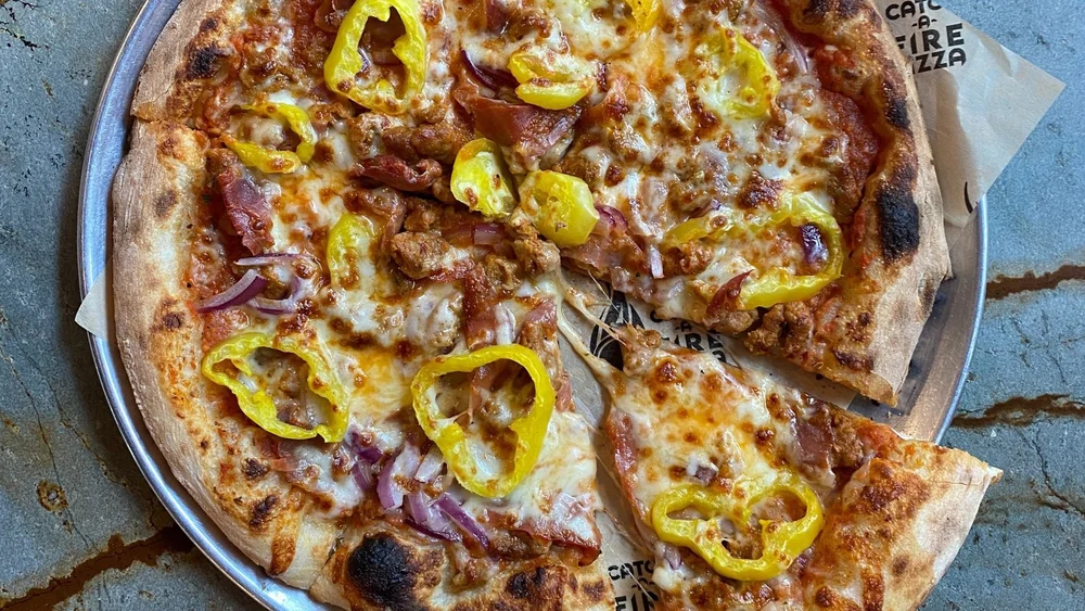 WESTWOOD — Catch-a-Fire Pizza