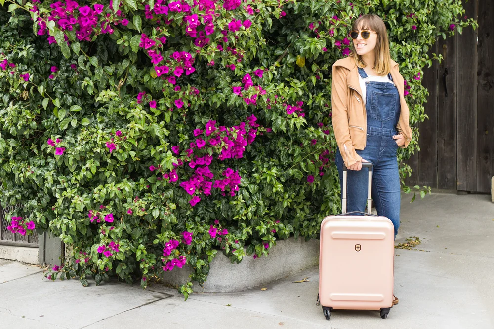 My Suitcase: The Victorinox Etherius Metallic Bag — Two Blue Passports