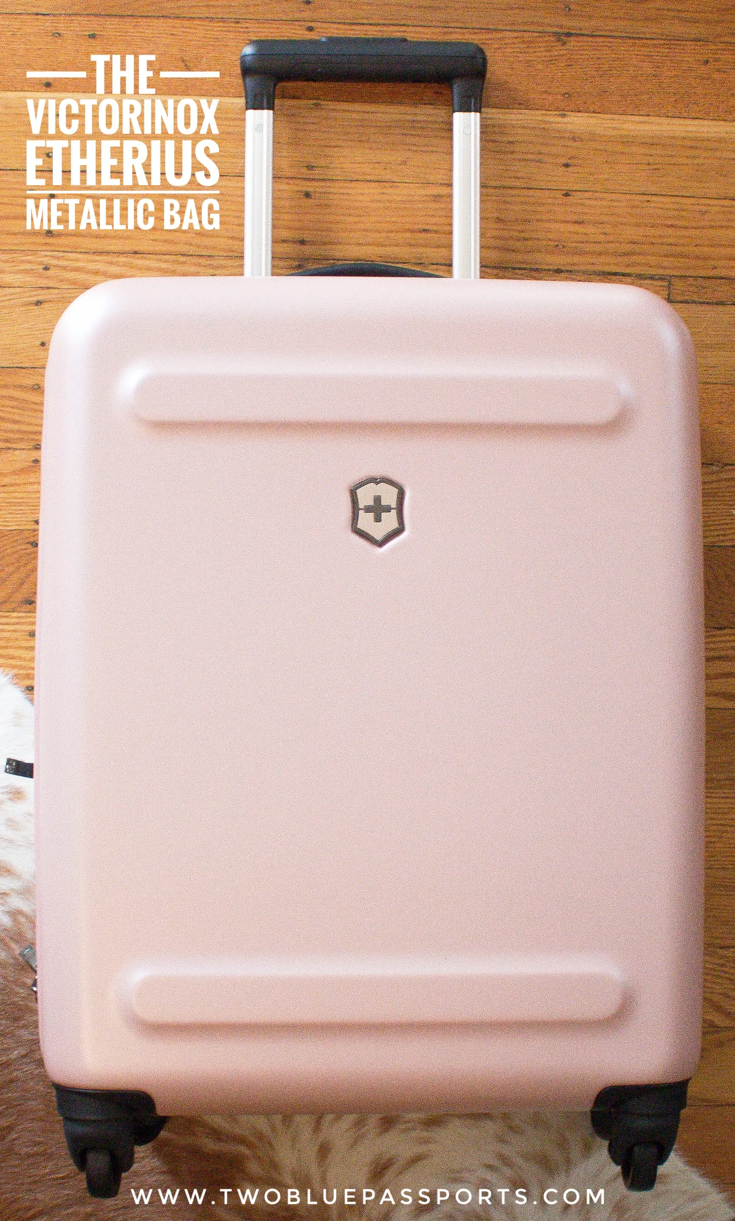 My Suitcase: The Victorinox Etherius Metallic Bag — Two Blue Passports