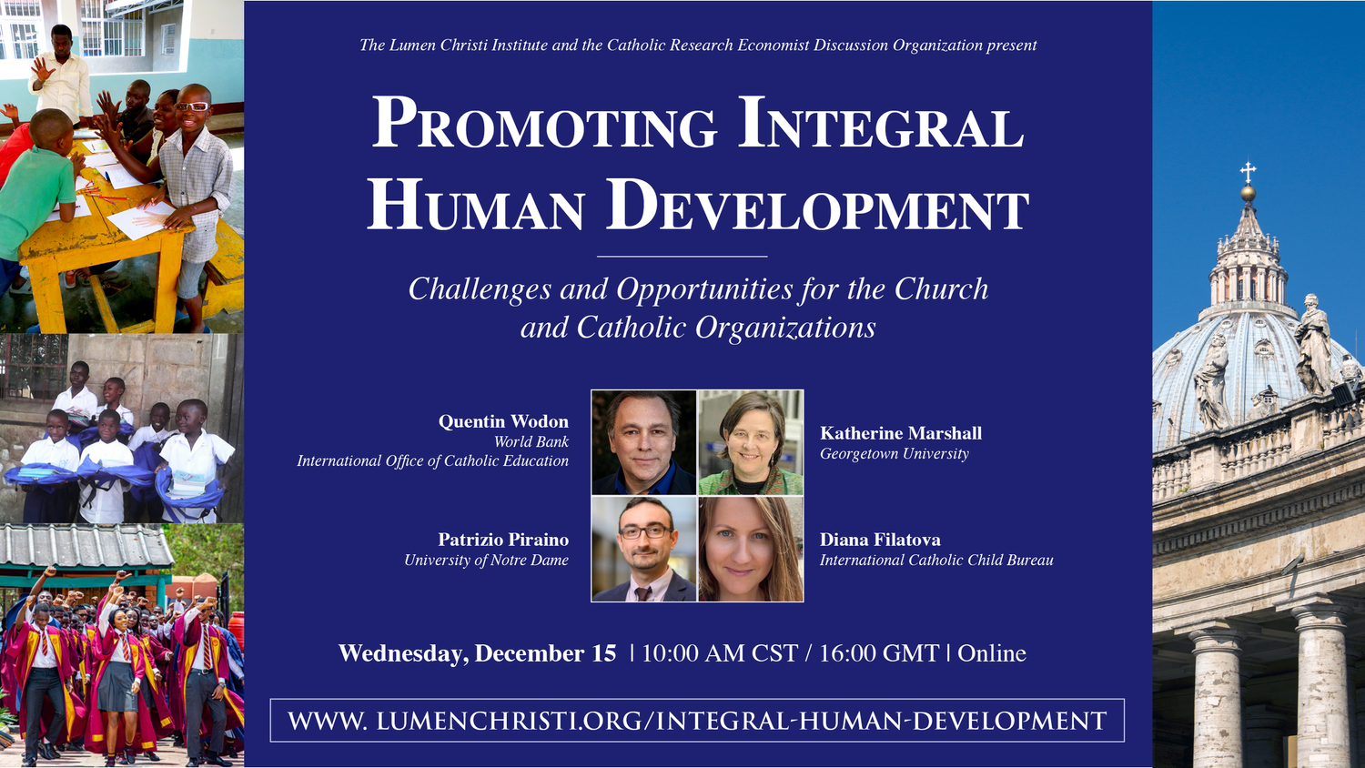Promoting Integral Human Development — Saint Benedict Institute