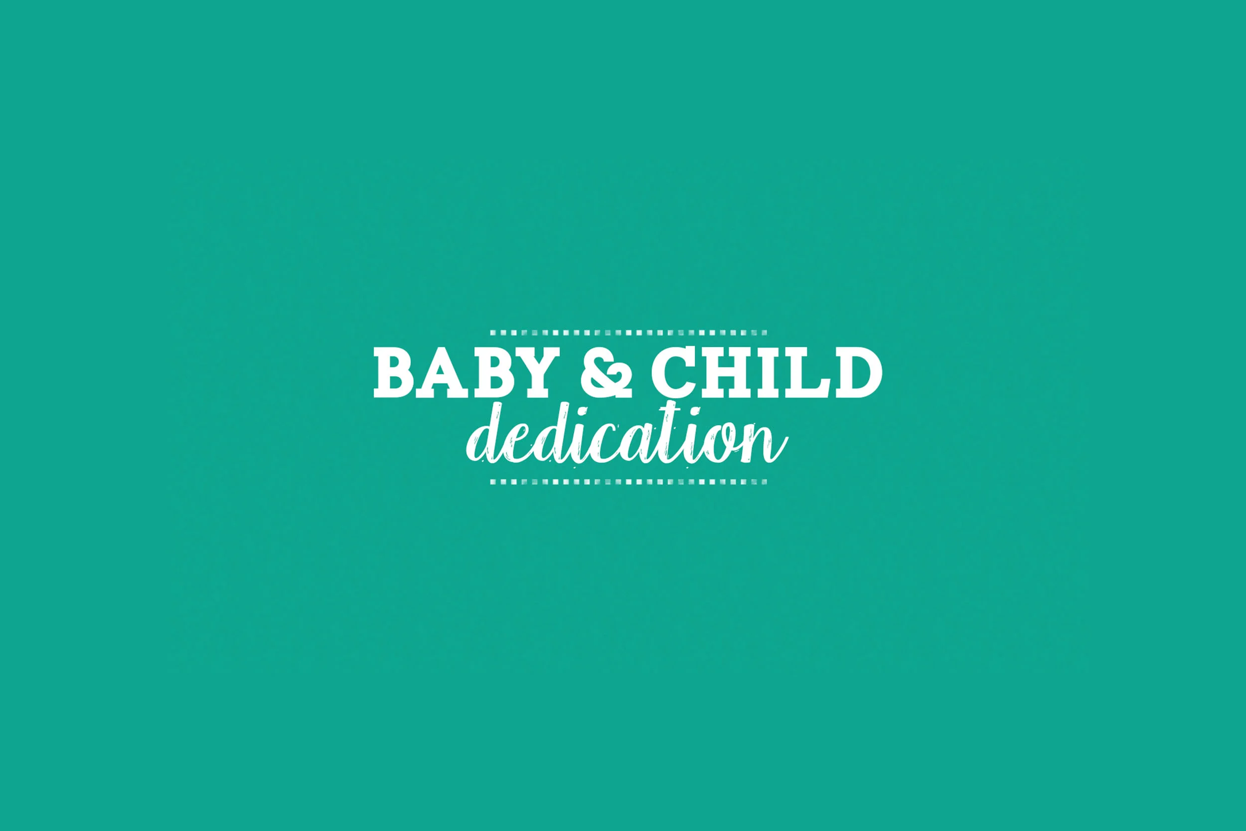 Baby Dedication Logo