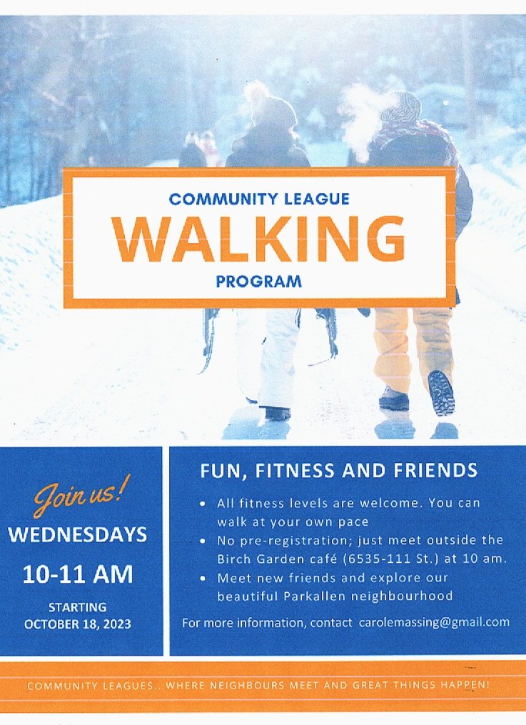 Parkallen Walking Group — Parkallen Community League