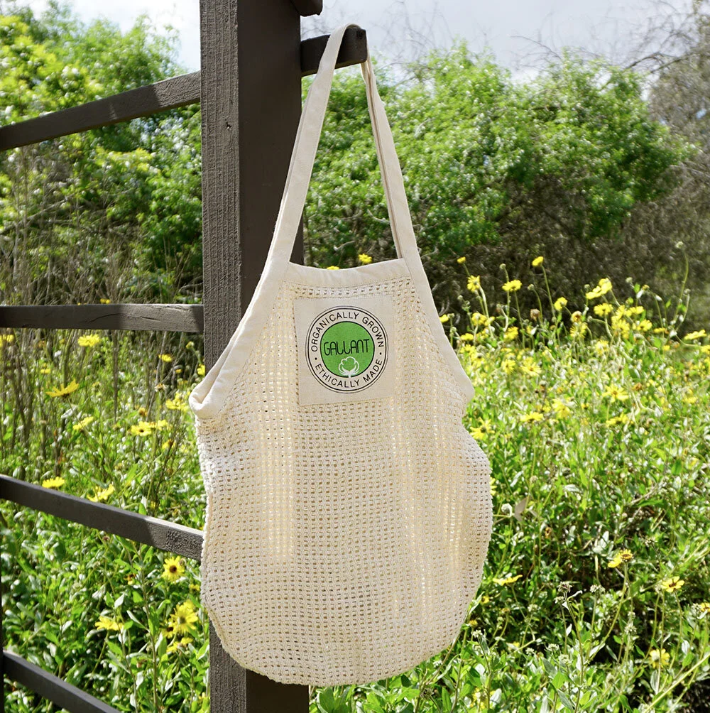 Bulk Mesh Bags Made With Organic Cotton | Customizable