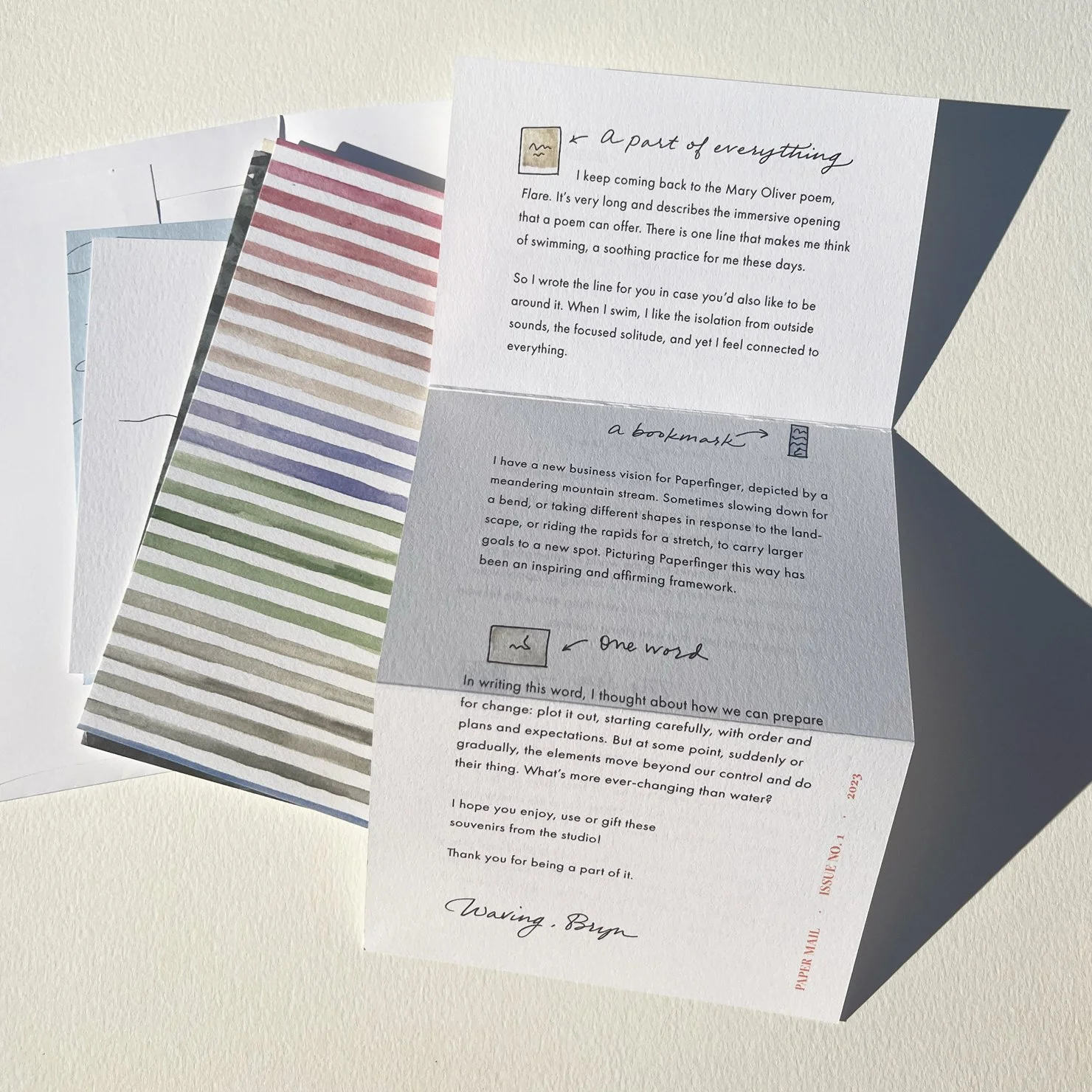 Paper Mail, Issue No. 1 - WATER — Paperfinger