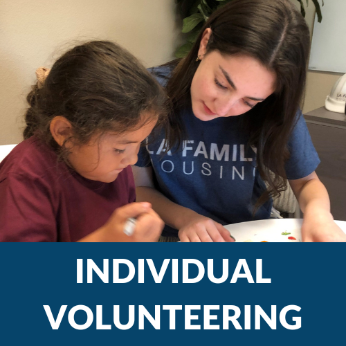 Volunteer to Help Those Experiencing Homelessness | LA Family Housing