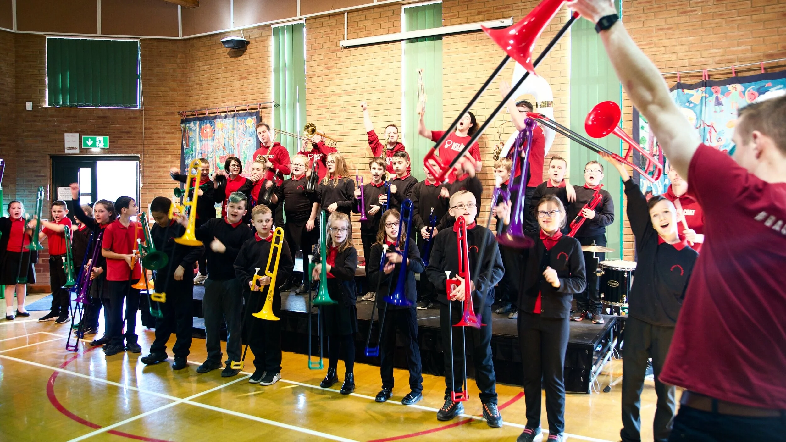 Education Workshops with a Brass Band — Back Chat Brass