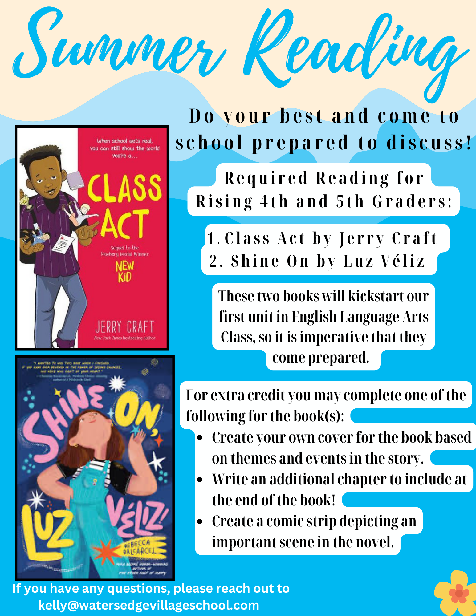 Student Resources, Supplies, Reading Lists — WEVS