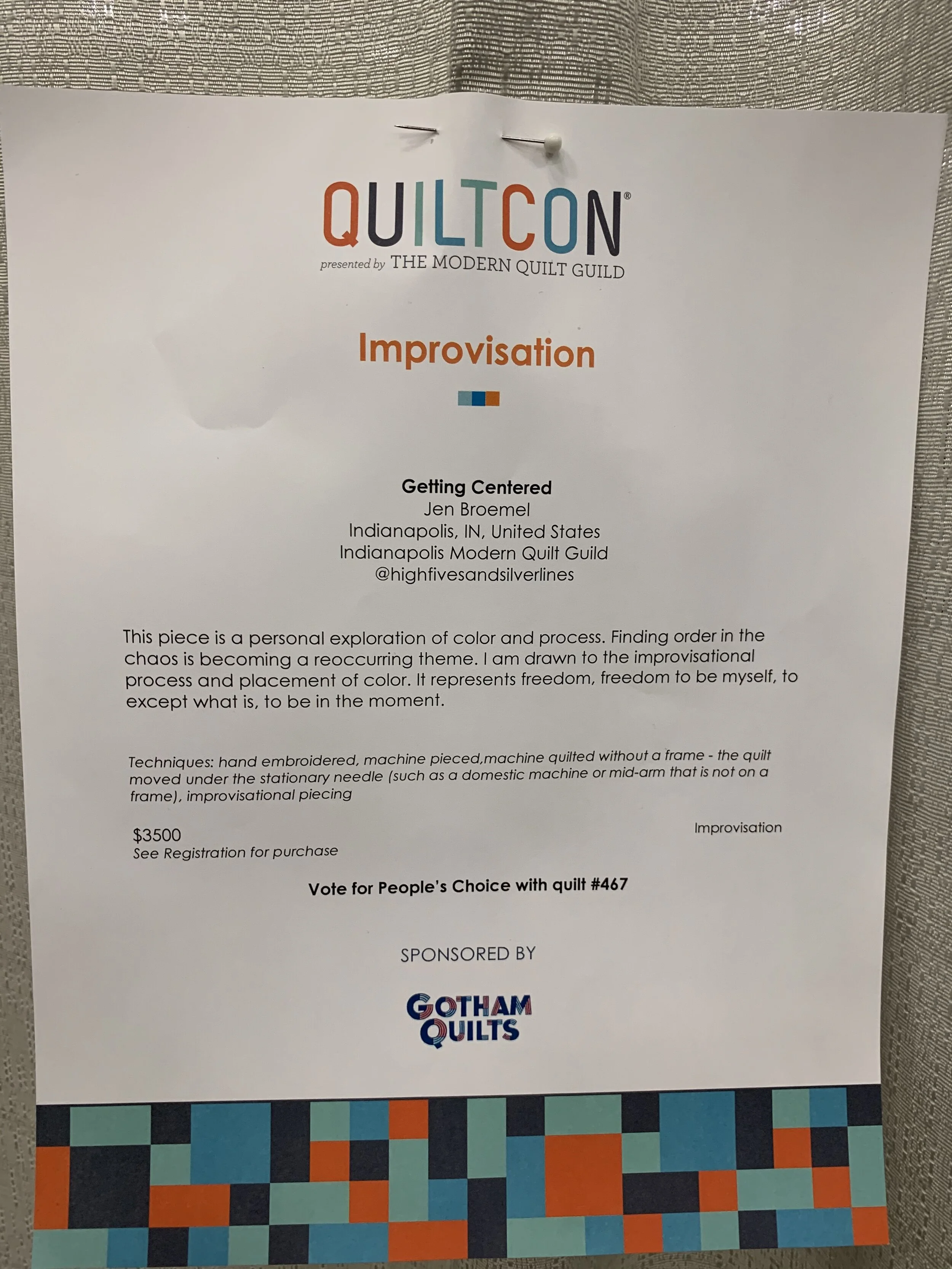 QuiltCon 2020 in Review — String & Story