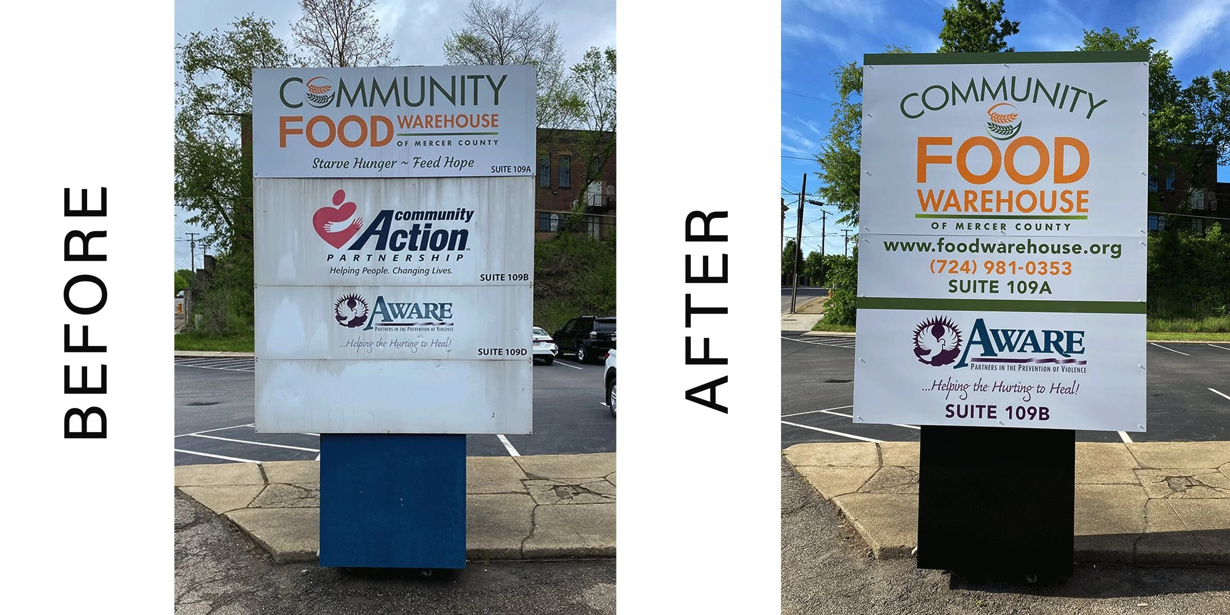 Before & After — The Sign Guys