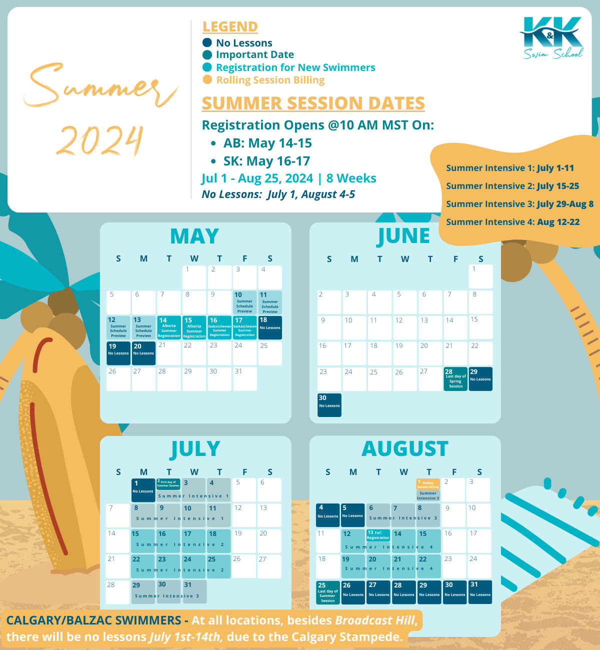 K & K Swim School | Private Swimming Lessons