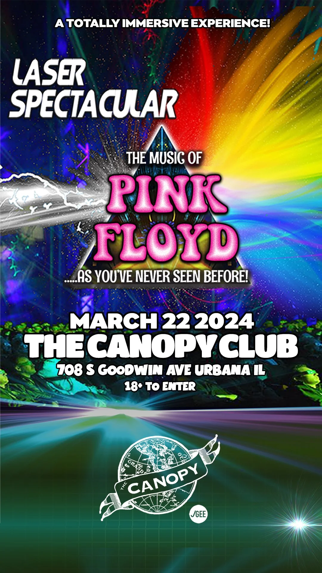 Pink Floyd Laser Spectacular - The Canopy Club - Urbana, IL — Coalition ...