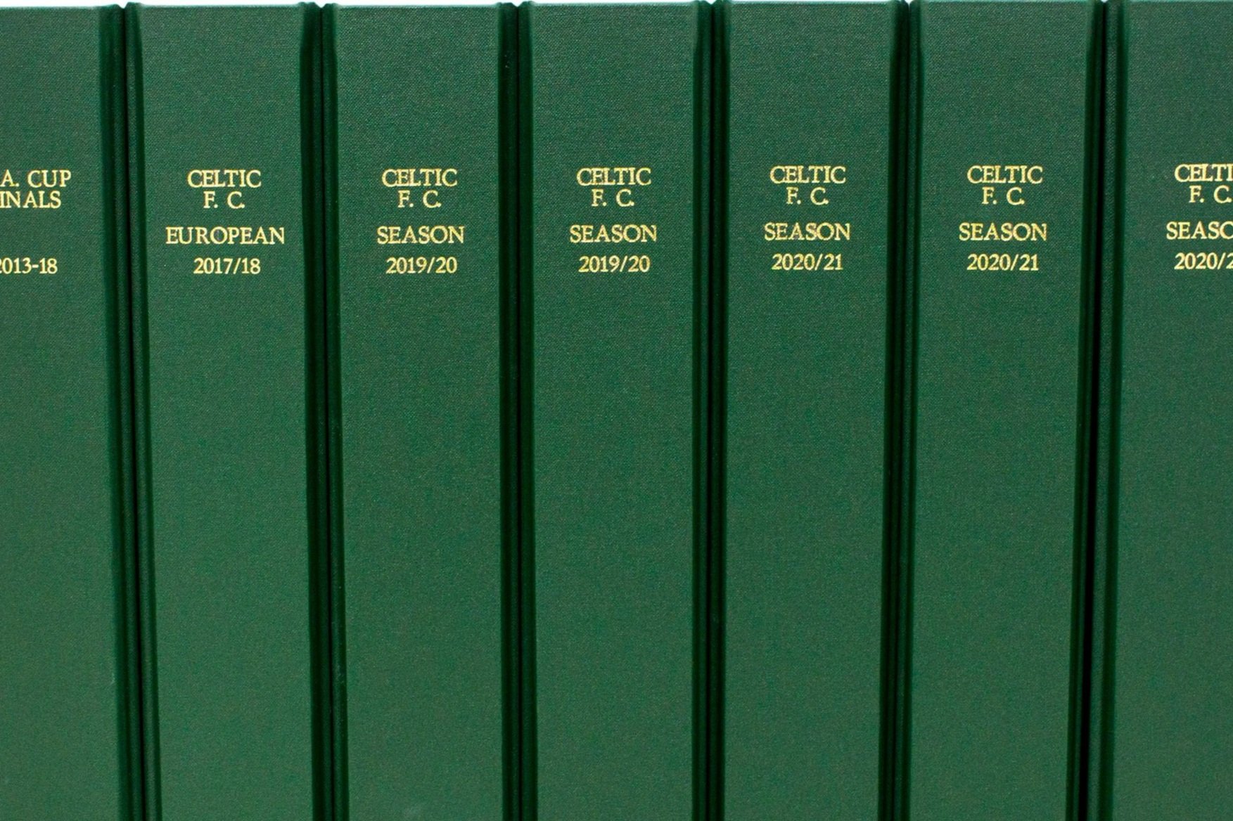 Football Programme binders — Downie Allison Downie Bookbinders