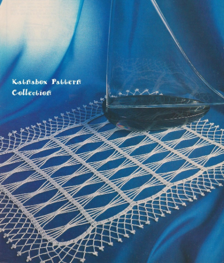 Crochet "Haystacks" Doily Pattern #KC1035, Intermediate Skill Level ...