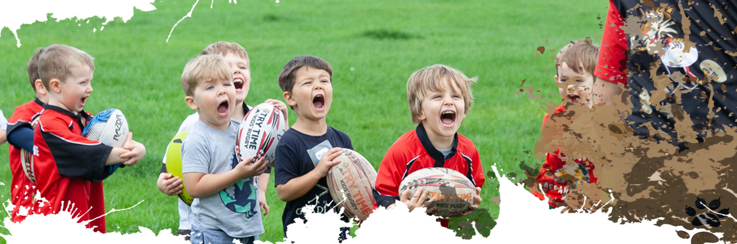 Outdoor fun in Rothamsted Park, Harpenden — TRY TIME KIDS RUGBY