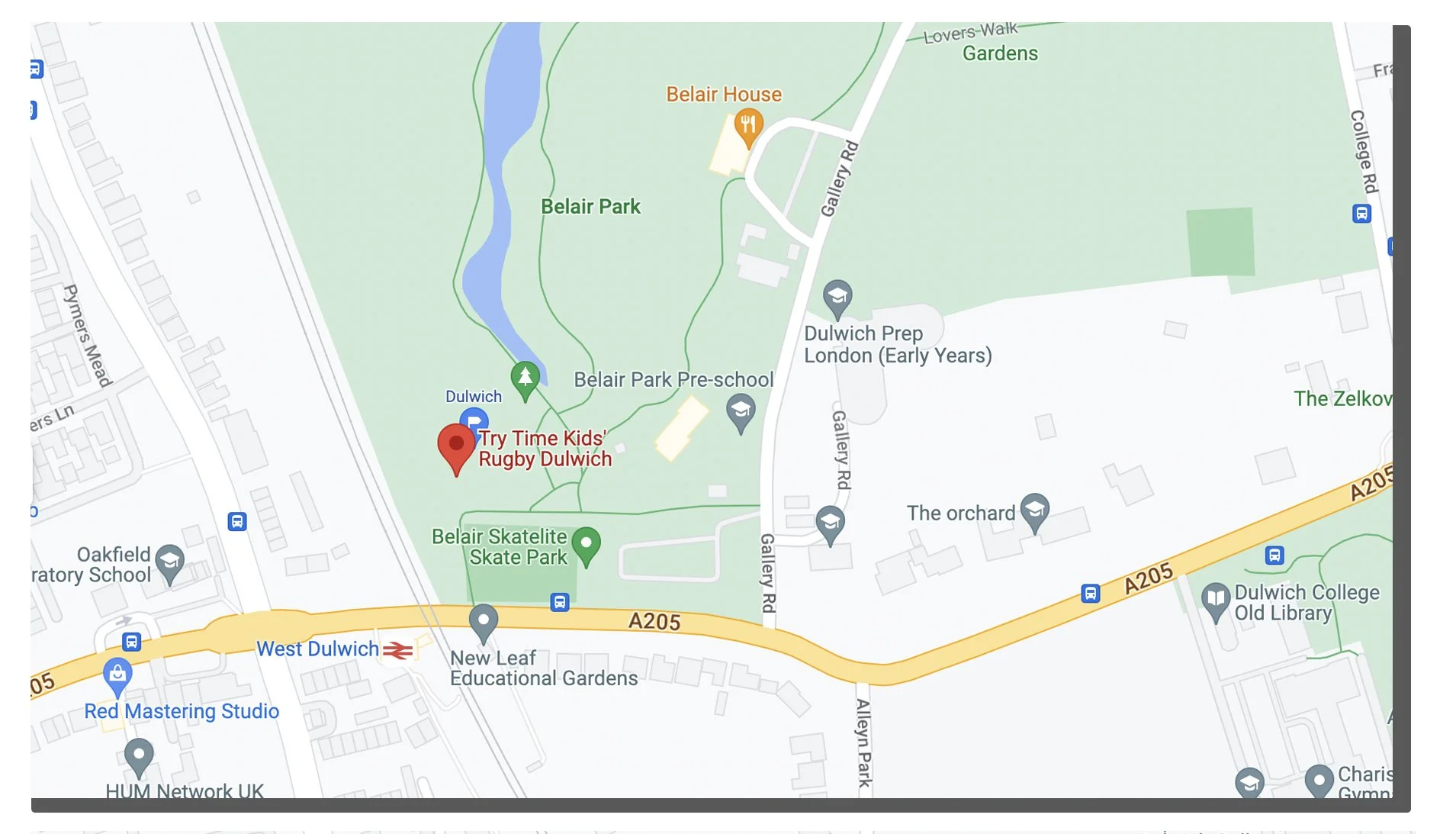 Outdoor fun in Belair Park, Dulwich — TRY TIME KIDS RUGBY
