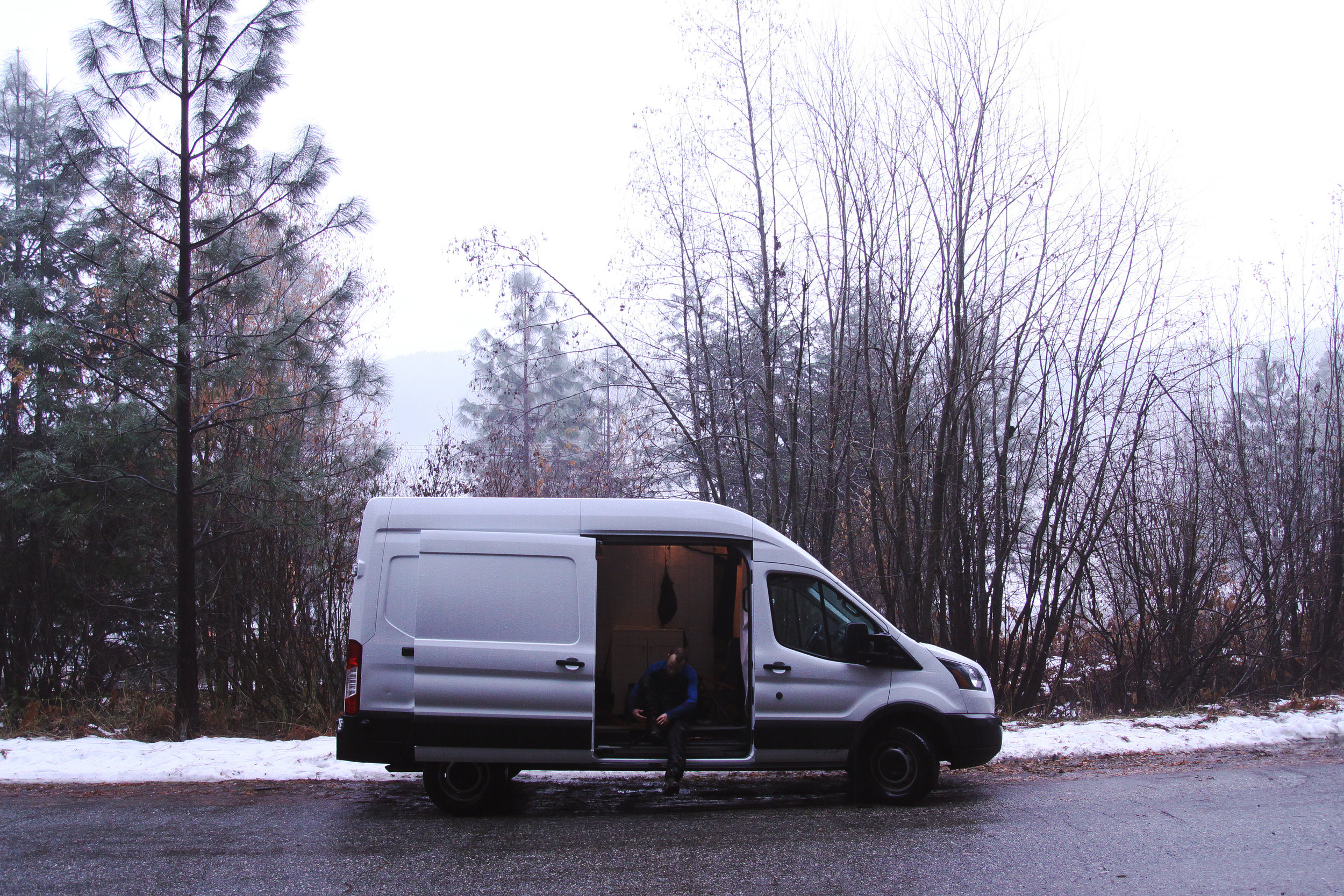 A van build-out: before and after — ROVA