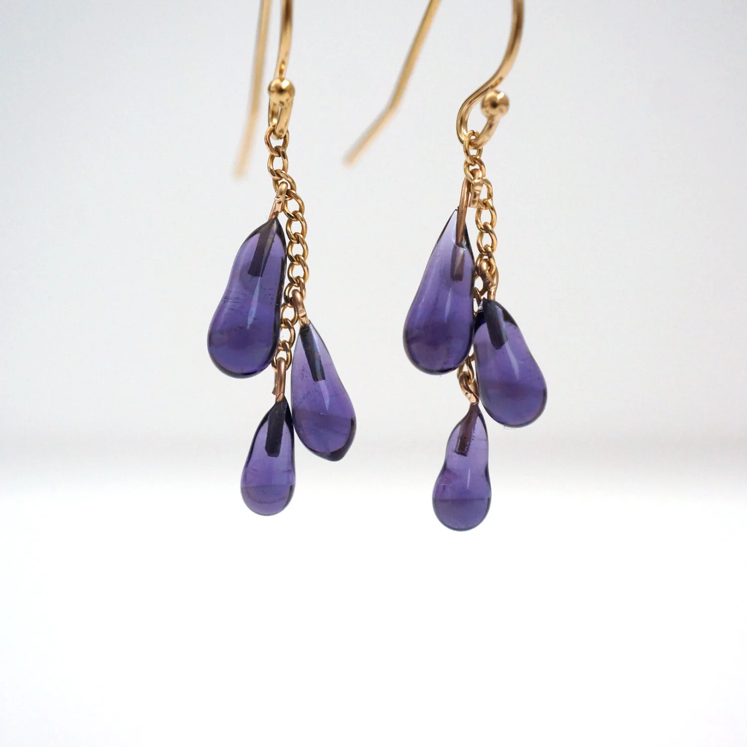 earrings — verre modern
