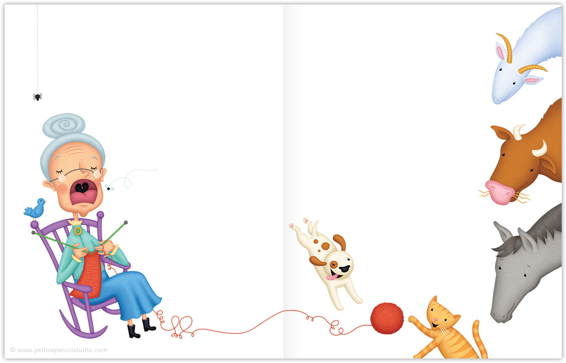 Little Old Lady Who Swallowed A Fly Clip Art