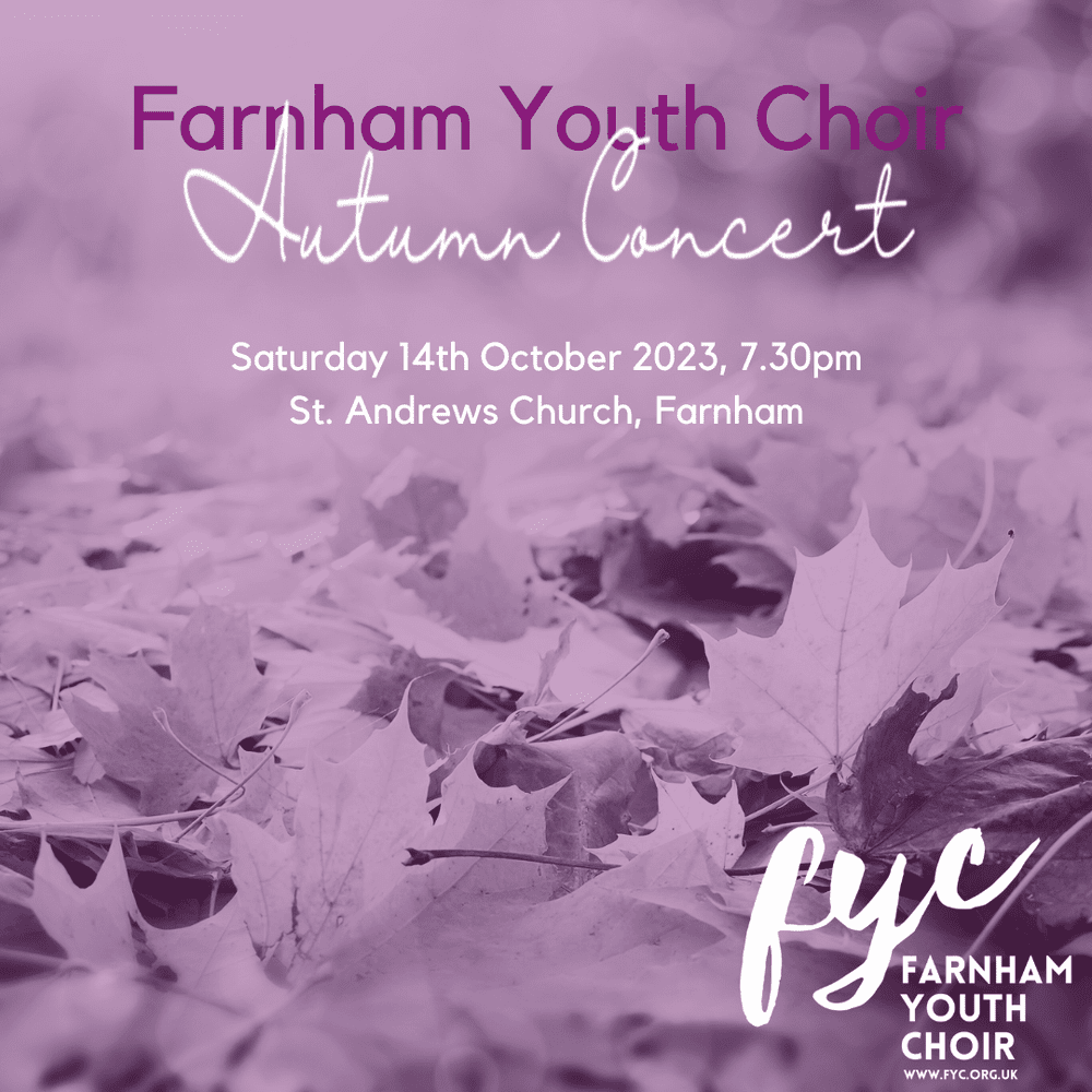Posters and flyers — Farnham Youth Choir