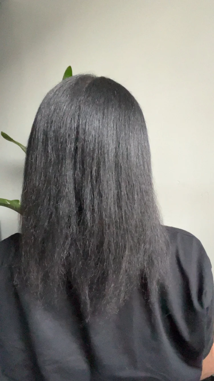 My STRAIGHT Natural Hair Routine — TimelesslyMirna