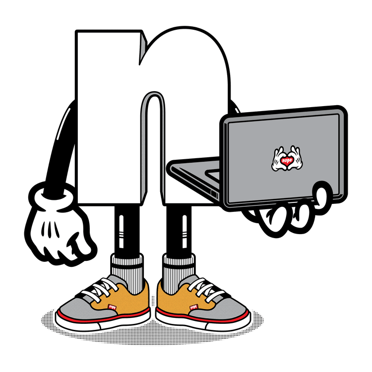 Streetwear Graphic Design, Skateboard Decks & Illustration | Nope Design