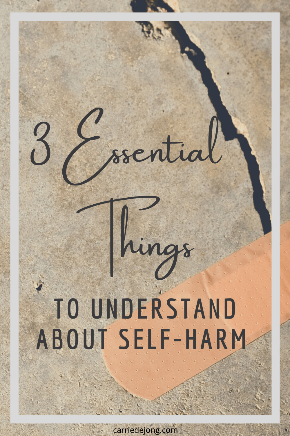 3 Essential Things to Understand About Self-Harm