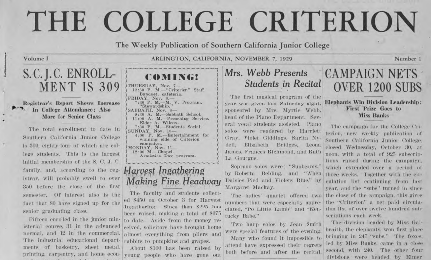 CRITERION THROUGH THE YEARS — Criterion