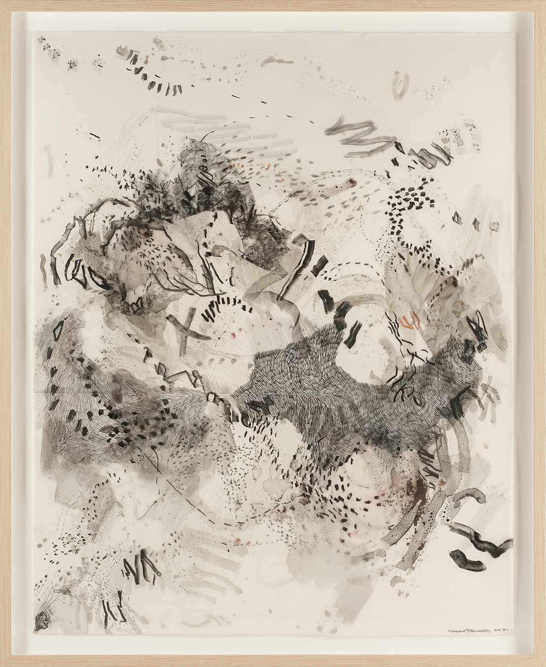 SARAH DELANEY - History of Here, 2021 - Drawings by Sarah Delaney