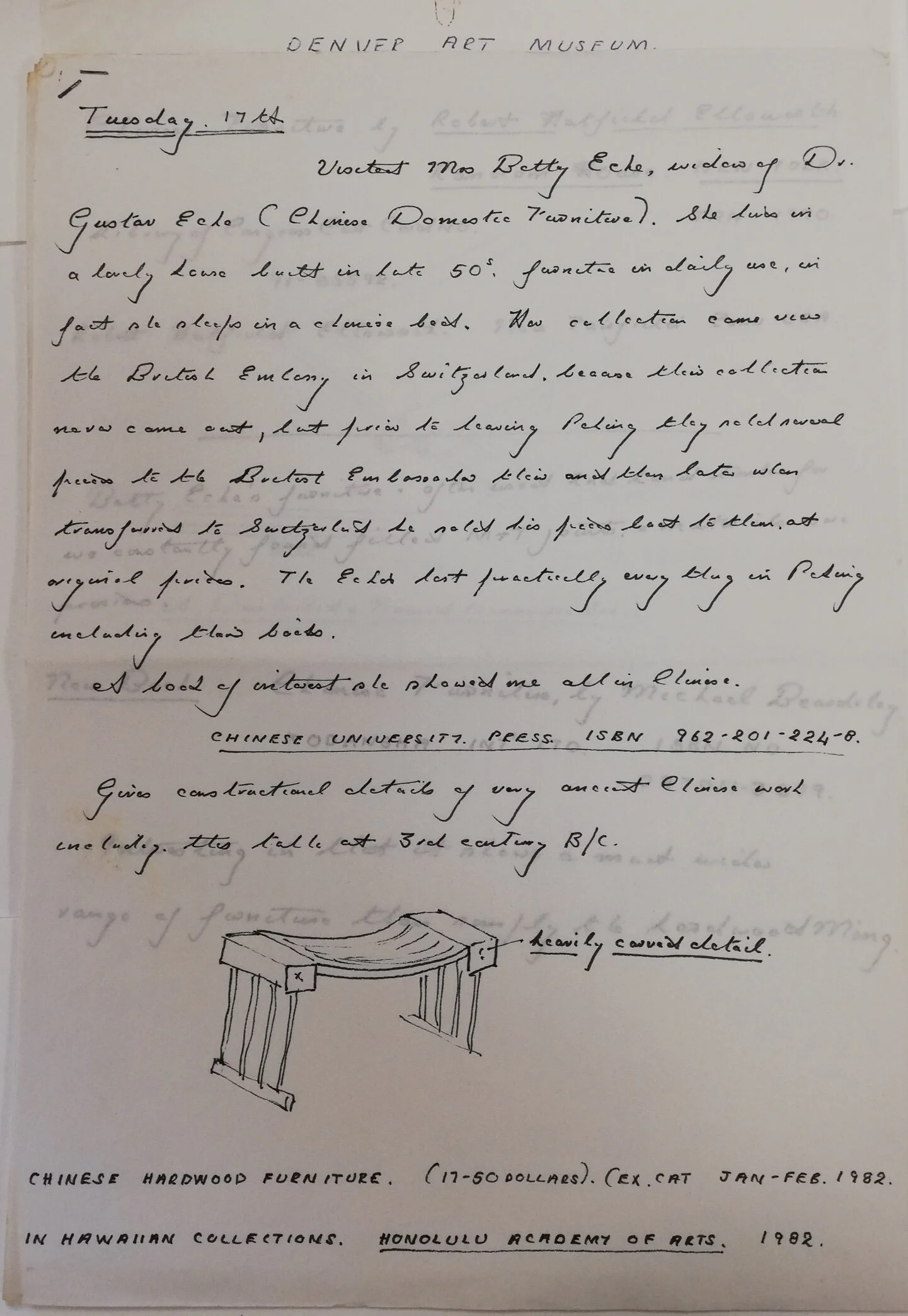 ALAN PETERS: Furniture Maker — Crafts Study Centre