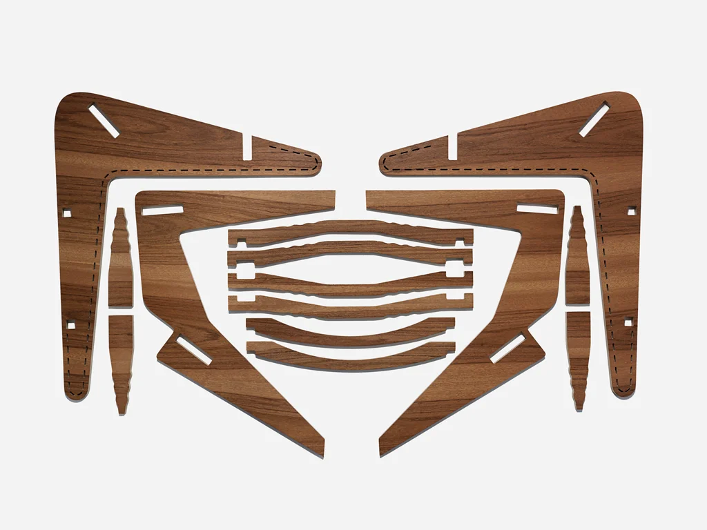 Pentagram Flat Pack Chair — Associated Fabrication