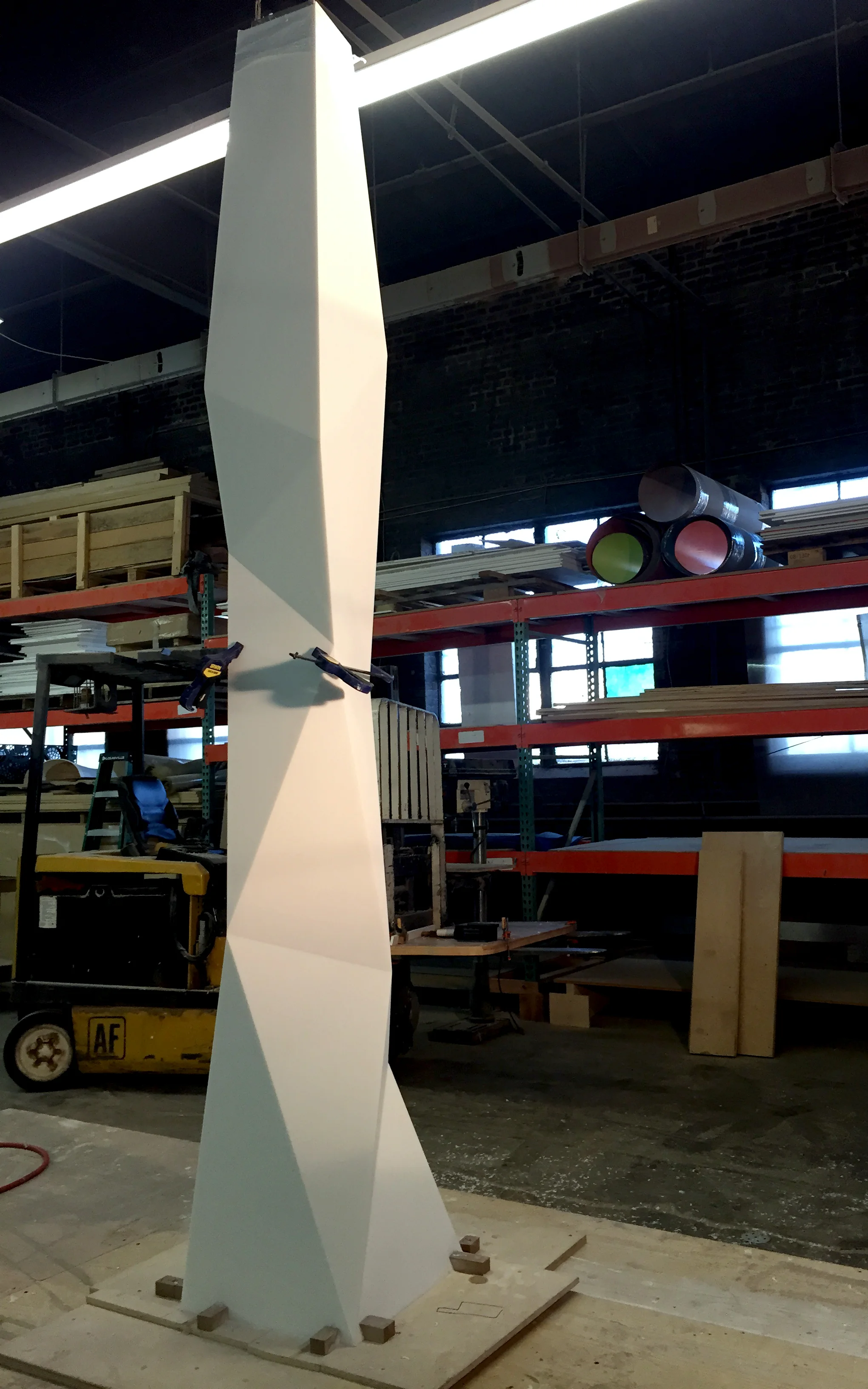 Faceted Column — Associated Fabrication