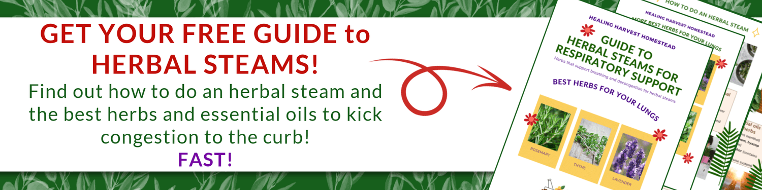Herbal Steams for Congestion and Speeding Recovery from Cold or Flu ...