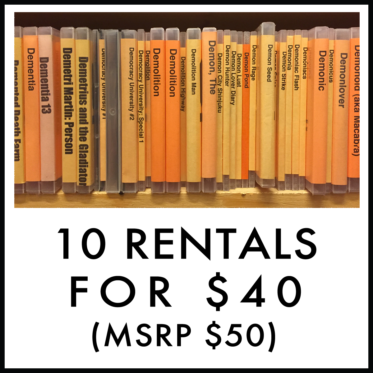 CINEFILE VIDEO MOVIE RENTAL