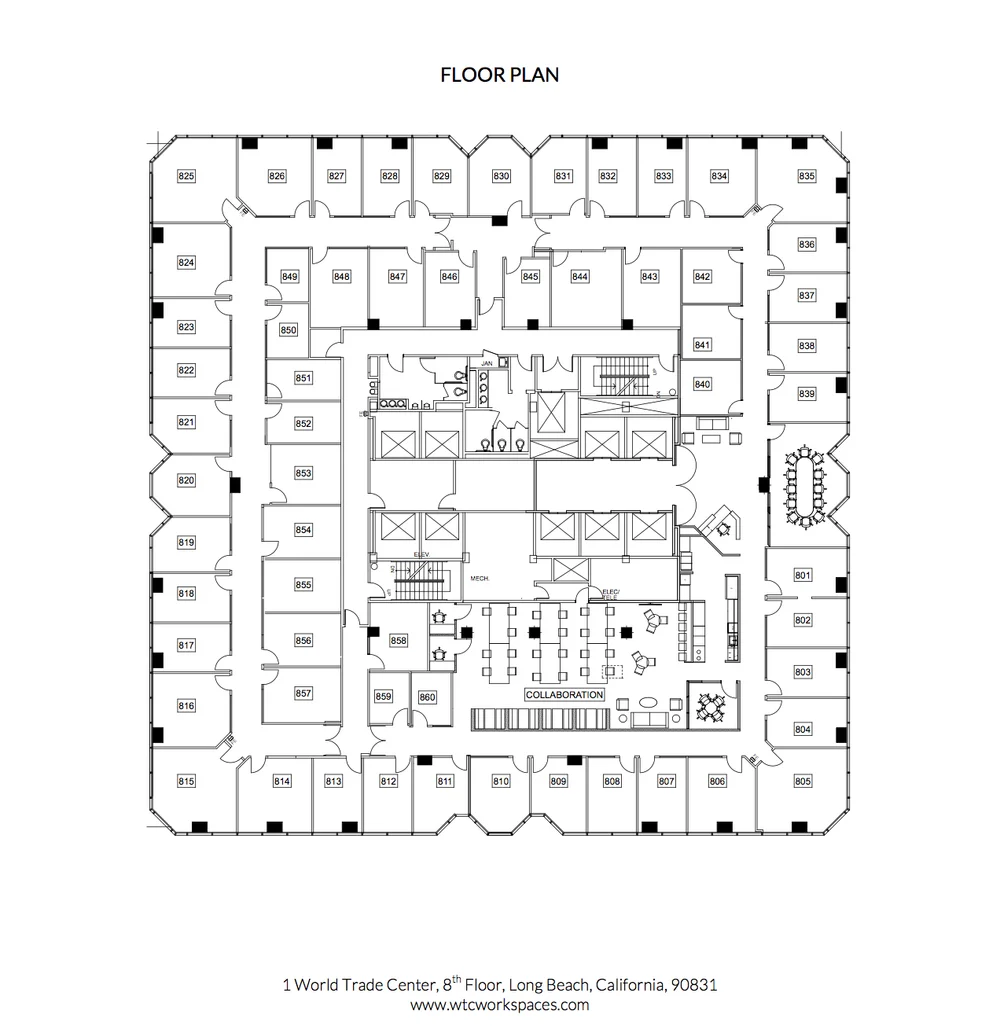 World Trade Center Floor Map | Viewfloor.co