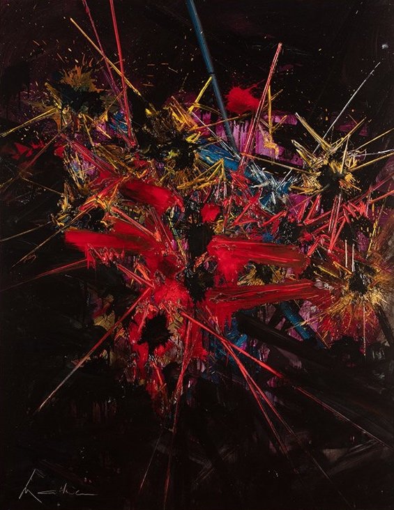 Georges Mathieu - Biographie, Oeuvres & Expositions — Galerie Sarto