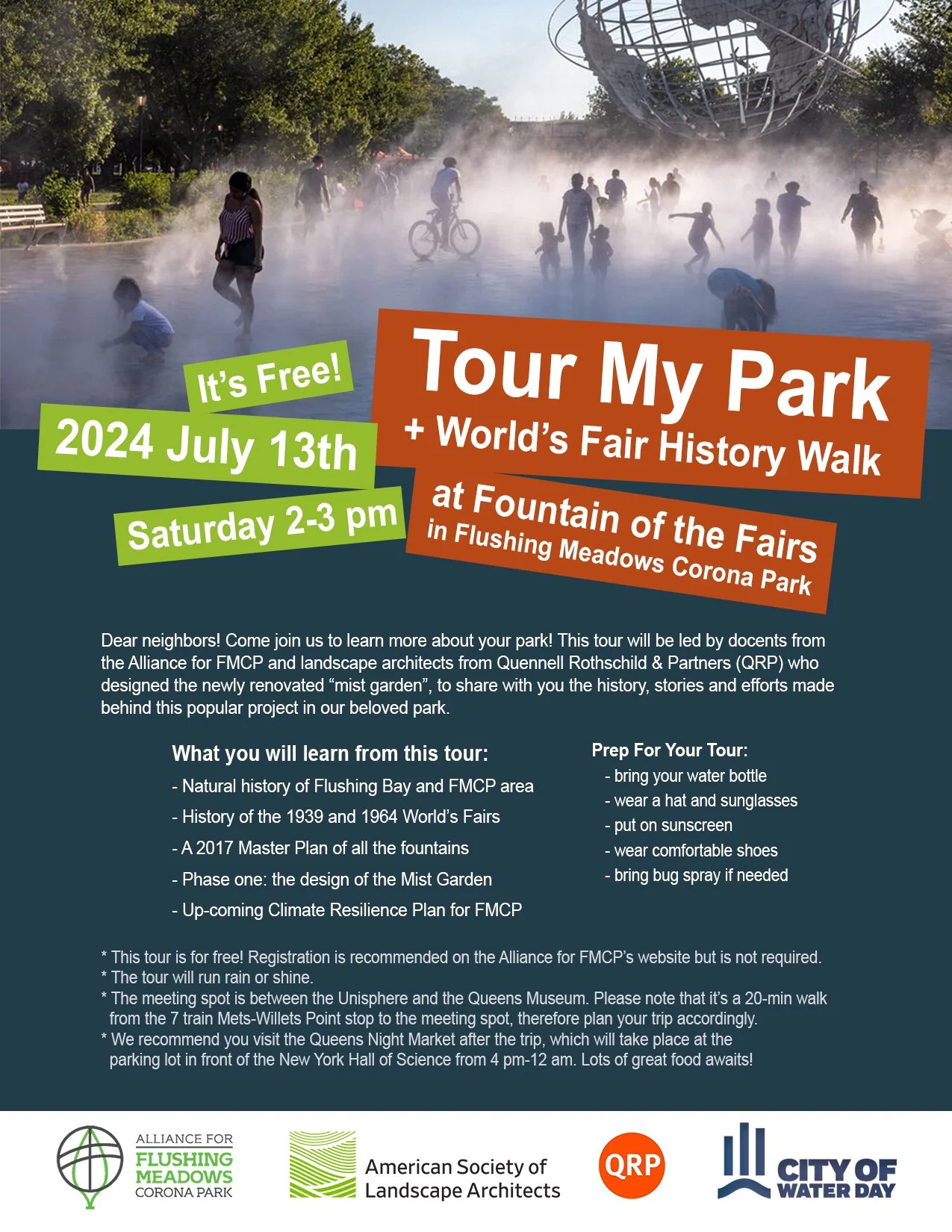 Events — Alliance for Flushing Meadows Corona Park
