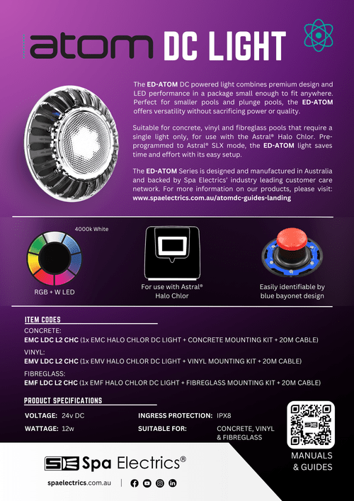 Atom DC - ED series — Spa Electrics